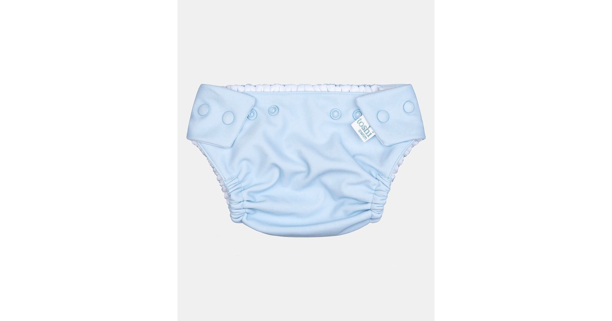 Toshi Swim Baby Nappy Solid - Sky | Baby Bunting AU