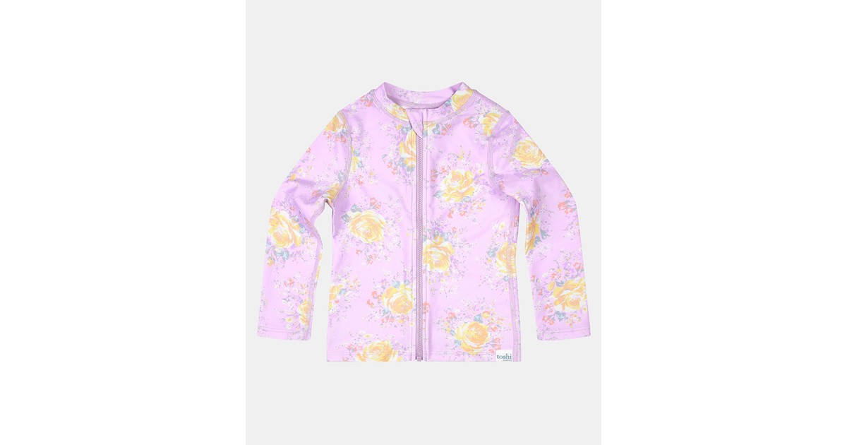 Toshi Swim Kids Rashie Longsleeve Full Zip Classic - Tallulah | Baby ...