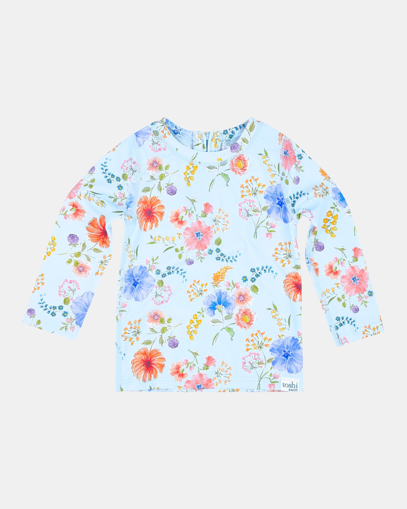 Toshi Swim Baby Rashie Longsleeve Classic - Atlantis | Baby Swimwear ...