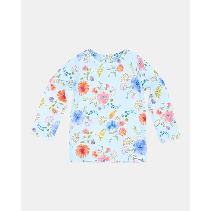 Toshi Swim Baby Rashie Longsleeve Classic - Atlantis | Baby Bunting AU
