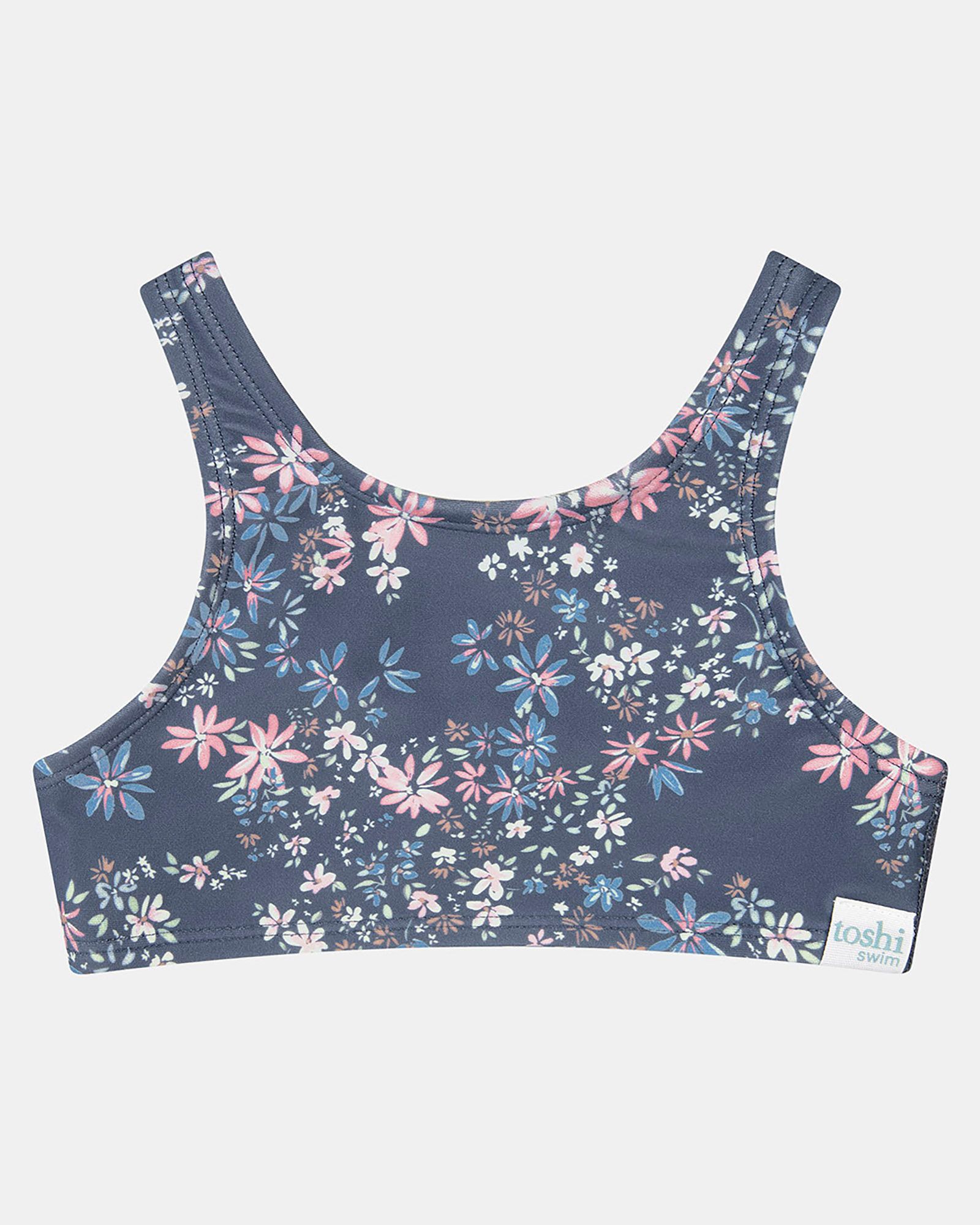 Toshi Swim Kids Crop Top Classic - Athena Moonlight | Kids Swimwear ...