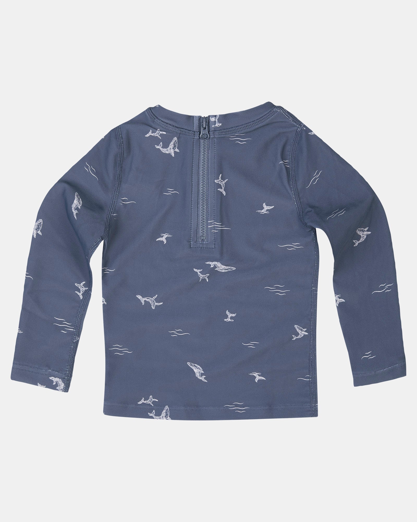 Toshi Swim Baby Rashie Longsleeve Classic - Whales | Baby Swimwear ...
