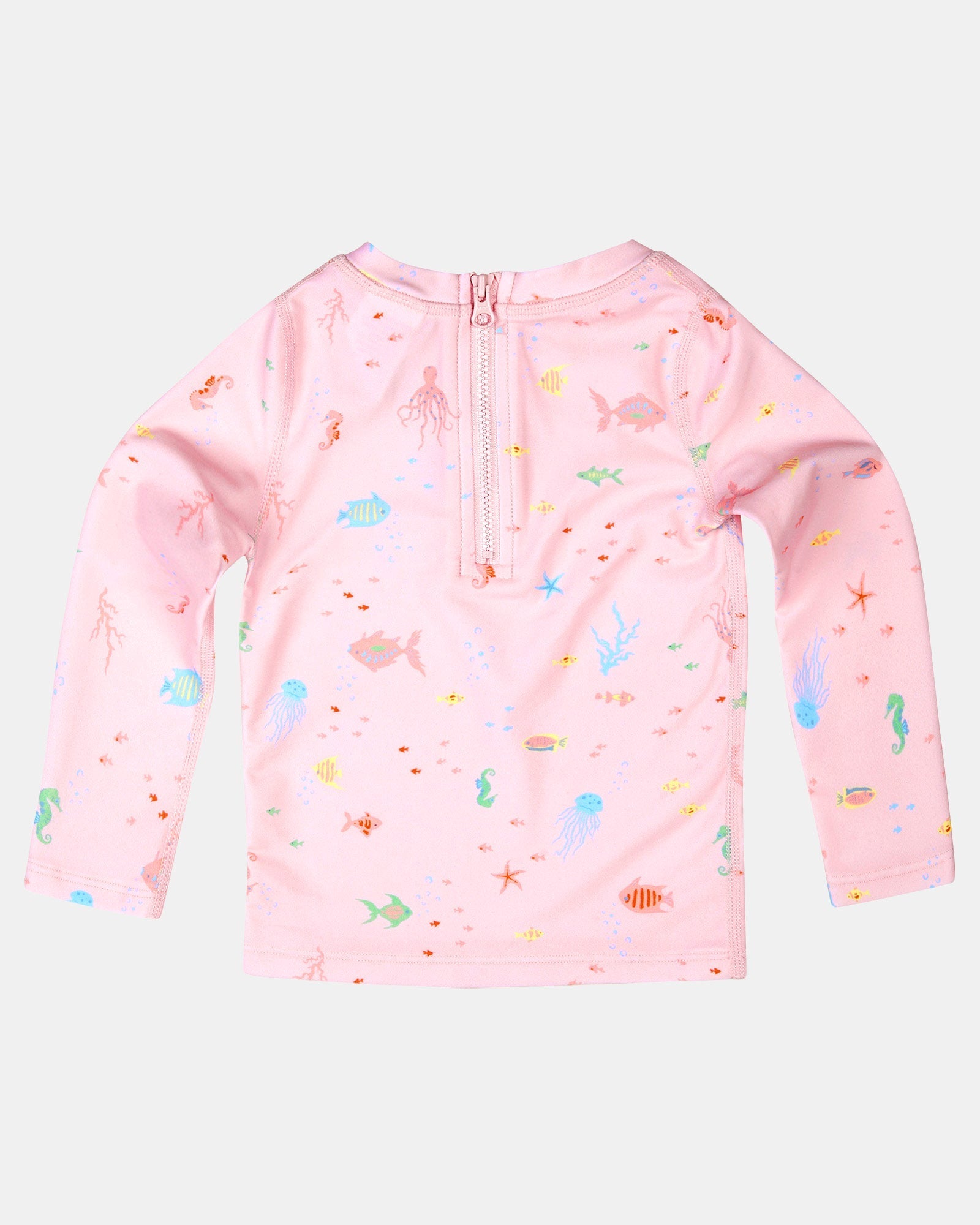 Toshi Swim Baby Rashie Longsleeve Classic - Coral | Baby Swimwear ...