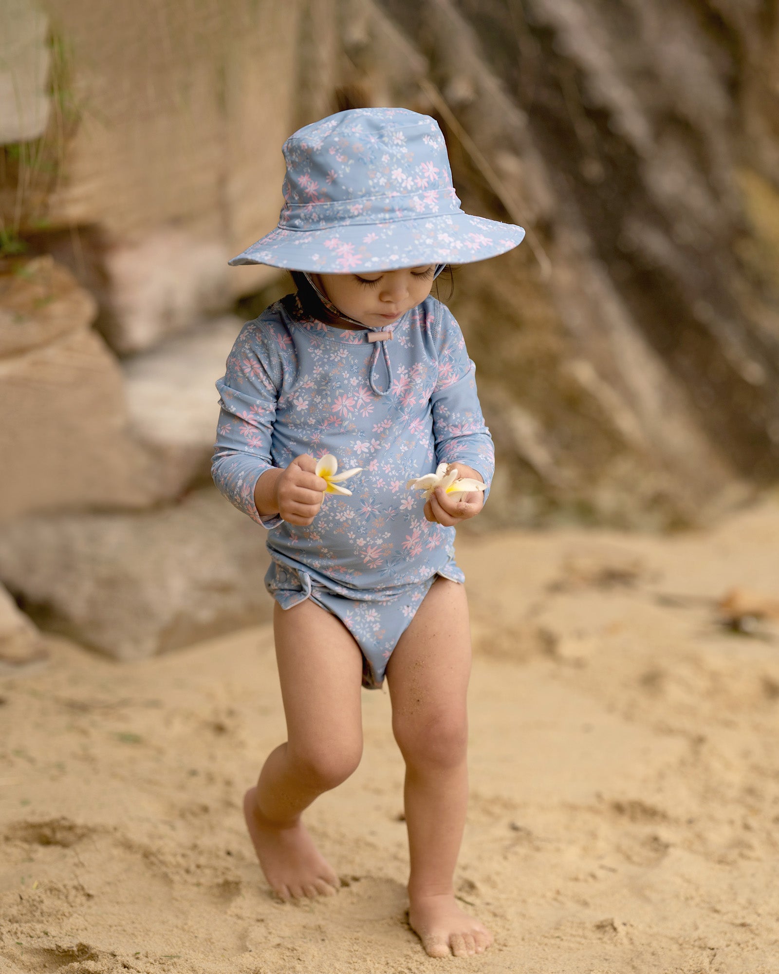 Toshi Swim Baby Sunhat Classic - Athena Dusk | Baby Swimwear | Baby ...