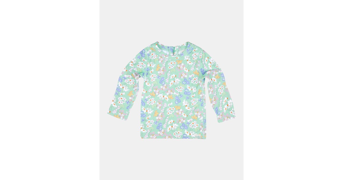 Toshi Swim Baby Rashie Longsleeve Classic - Sea Blossom | Baby Bunting AU
