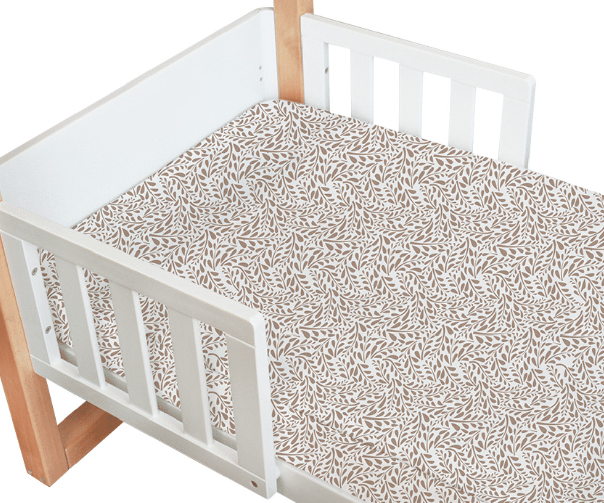 Amani Bebe Compact Fitted Sheet - Reed | Cot | Baby Bunting AU