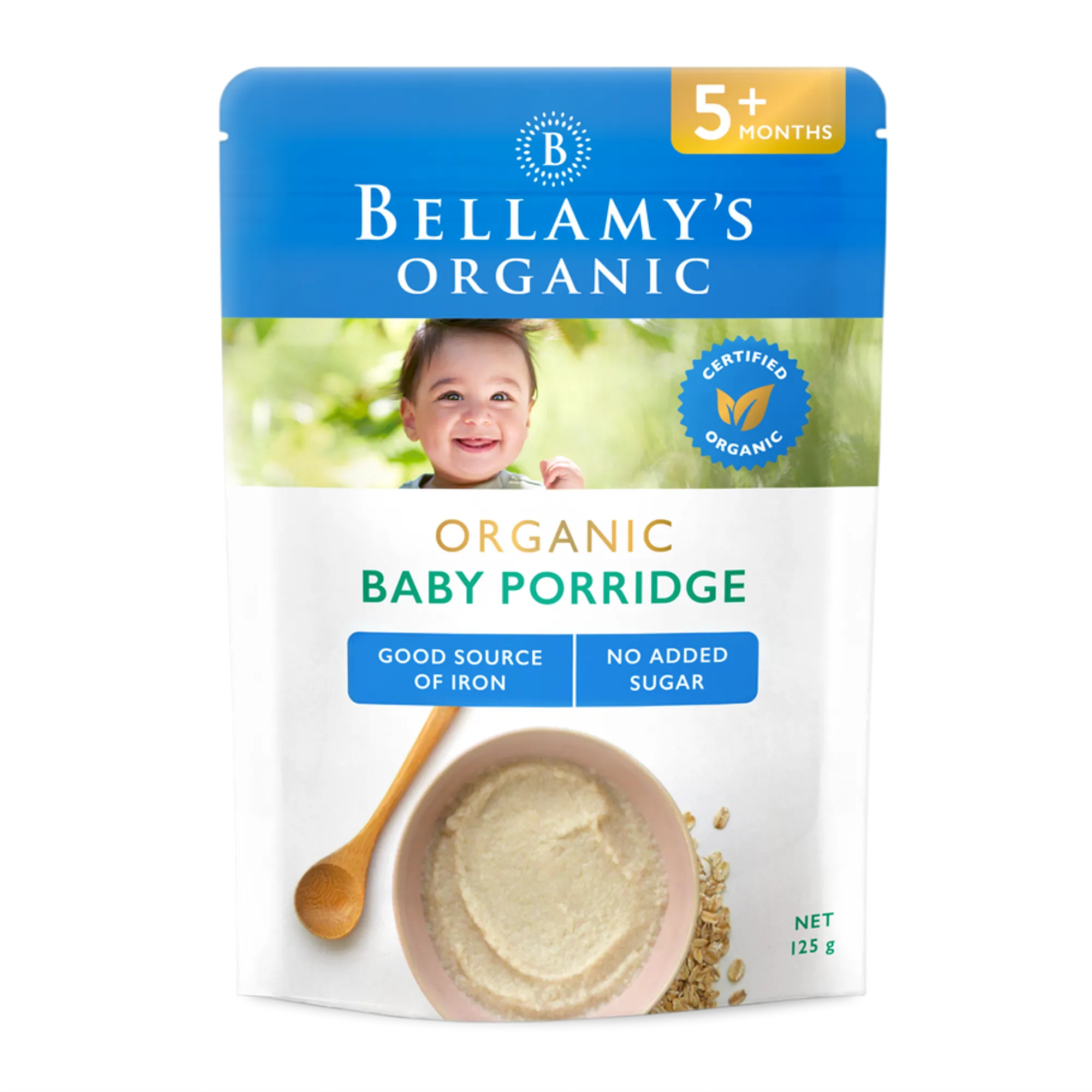 Bellamy's Organic Baby Porridge - 125g | Baby Bunting AU