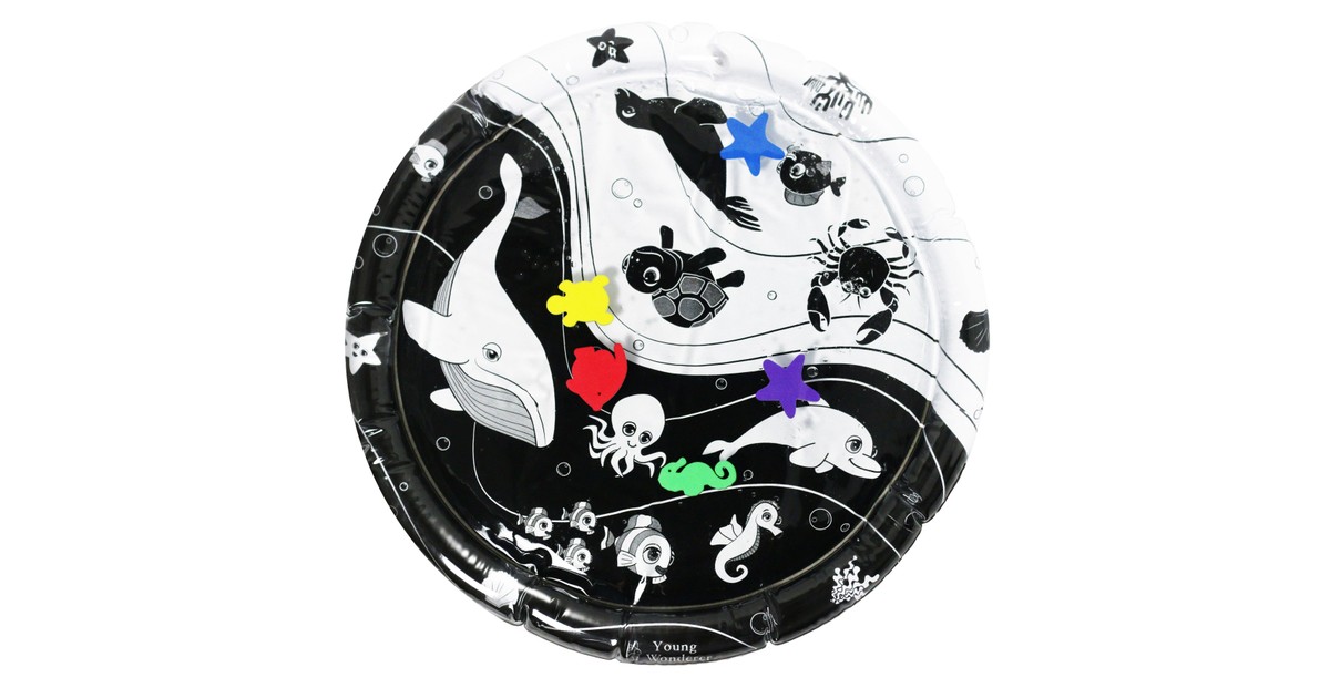 Young Wonderer Under The Sea High Contrast Sensory Water Mat | Baby ...