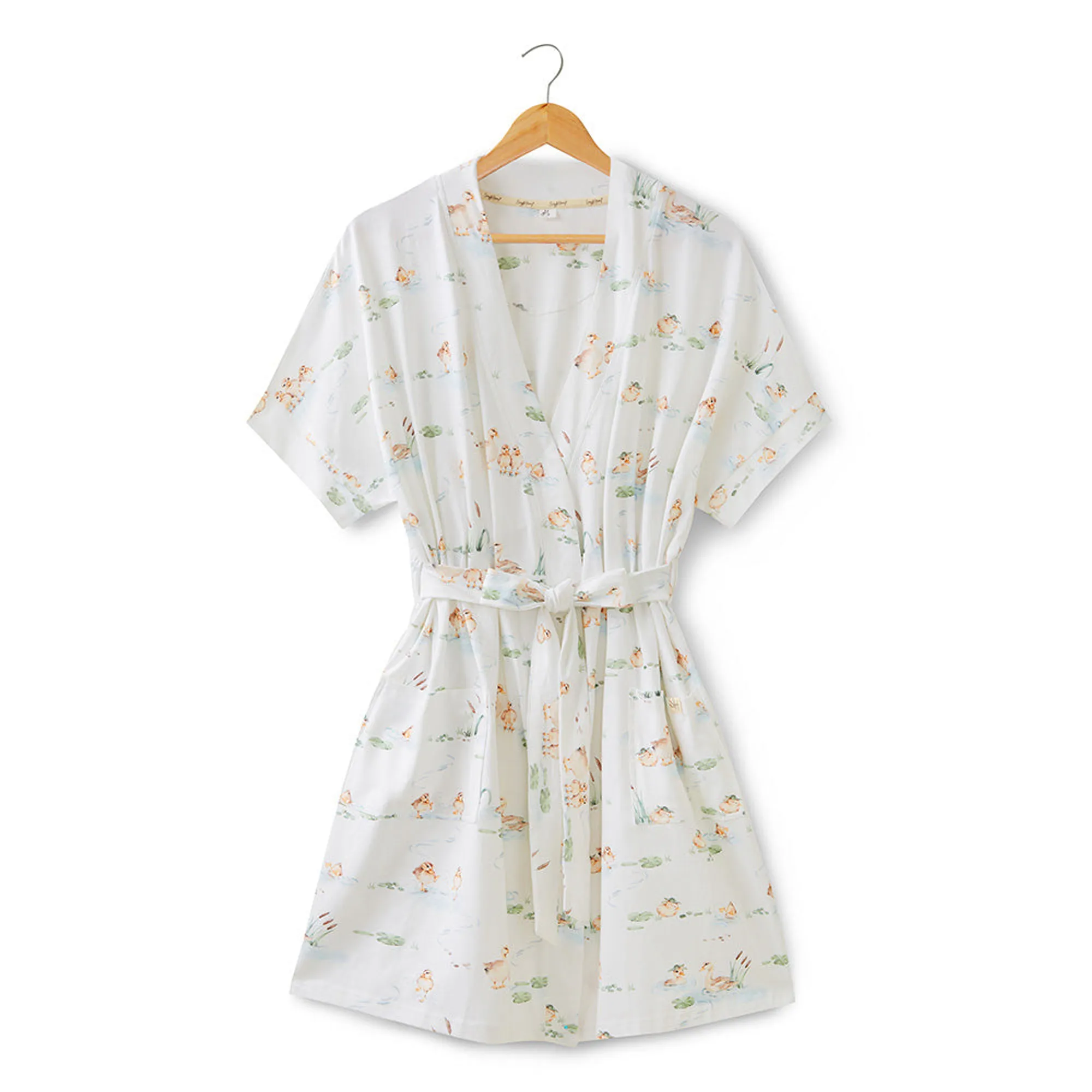 Snuggle Hunny Duck Pond Organic Maternity Robe | Baby Bunting AU