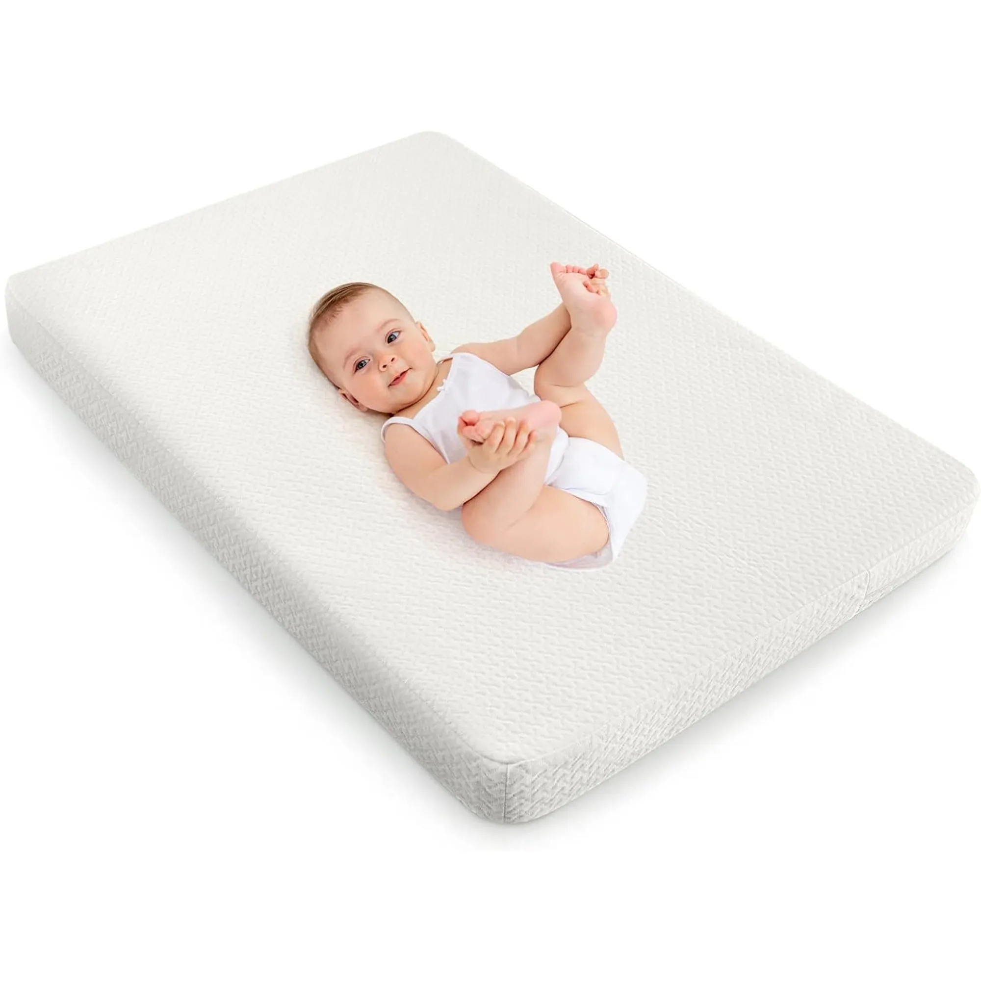 Baby Joy Dual Sided Cot Memory Foam Mattress - 97cm x 68cm | Baby Bunting AU