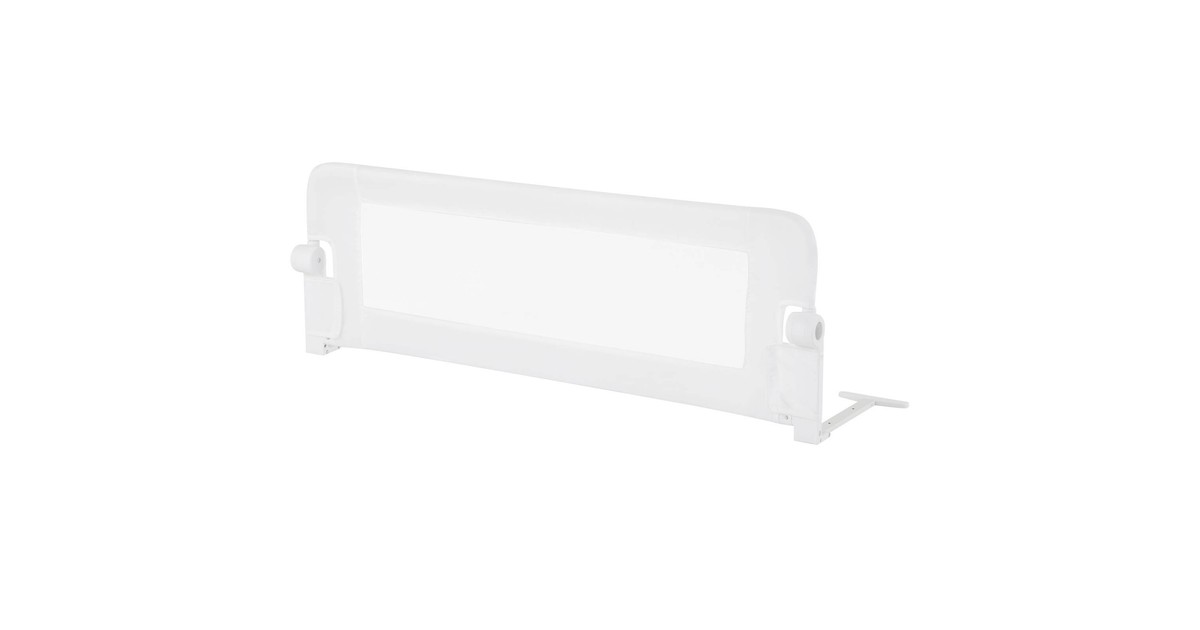 Baby Joy Foldable Bed Rail Cot Guard with Safety Strap - White | Baby ...
