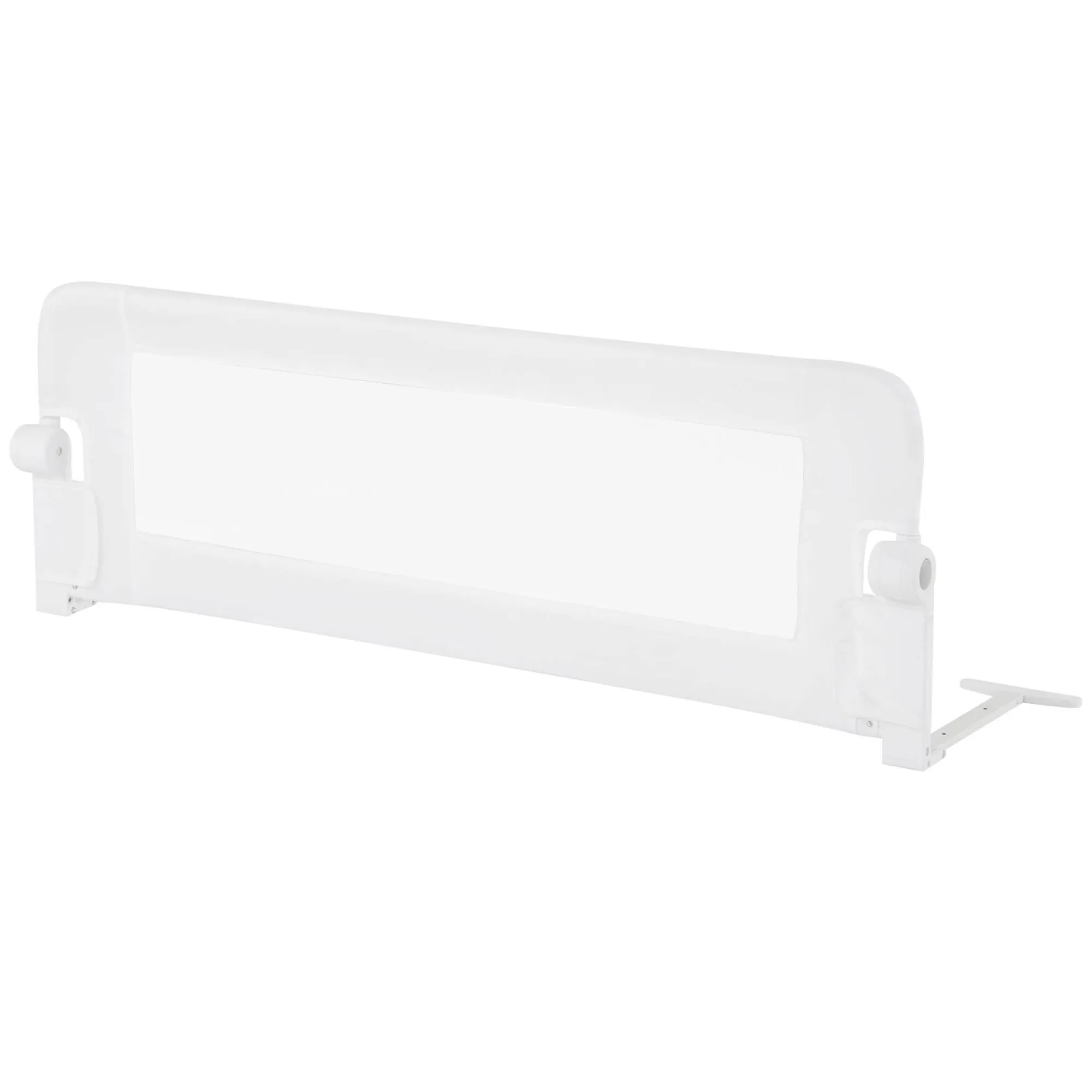 Baby Joy Foldable Bed Rail Cot Guard with Safety Strap - White | Baby ...