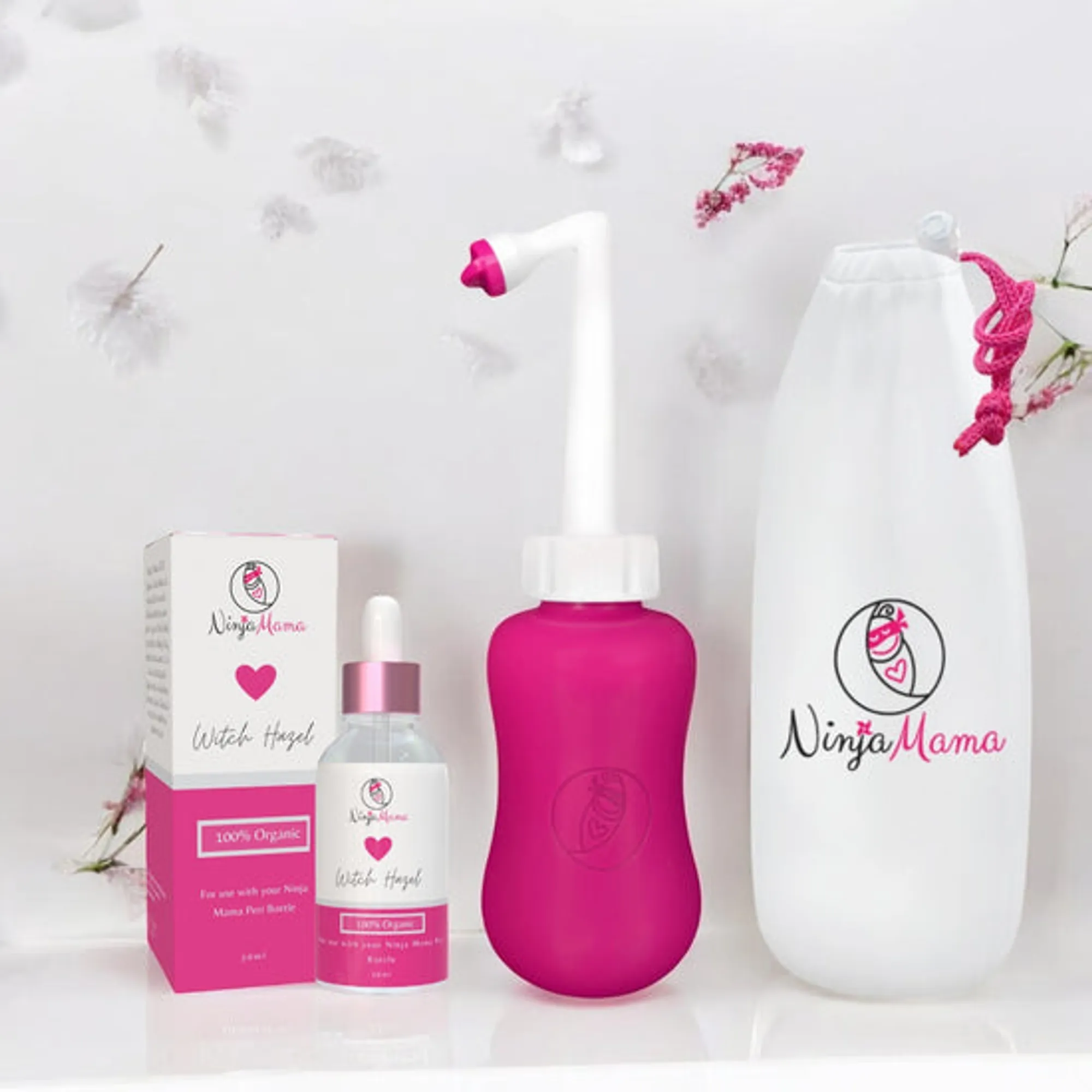 Ninja Mama Peri Bottle & Witch Hazel Bundle | Baby Bunting AU