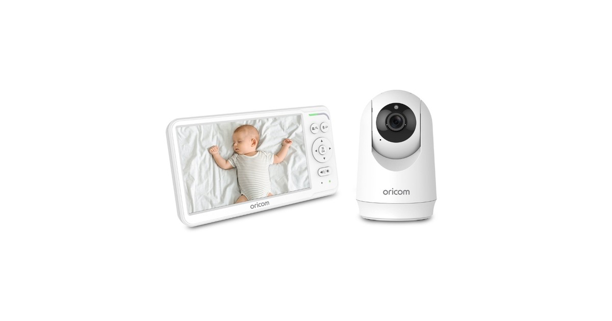 Oricom SC640 6″ Video Baby Monitor with LCD Display and Motorised Pan ...