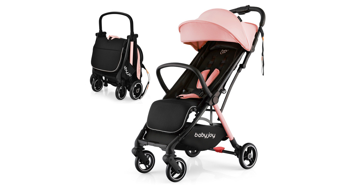 Baby Joy Portable Baby Stroller with Adjustable Canopy, Backrest ...
