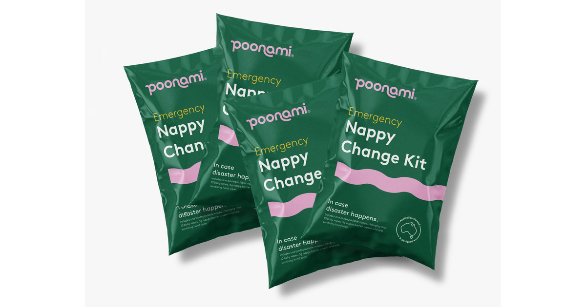 Poonami Nappy Change Kit - 10 Kits | Baby Bunting AU