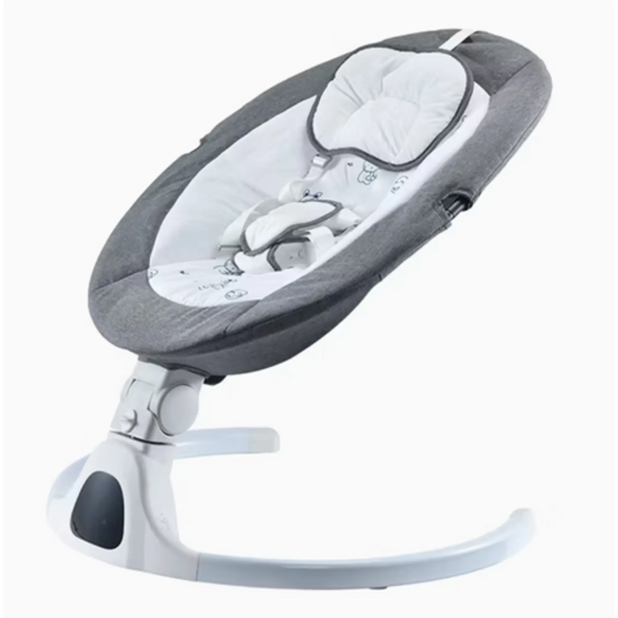Cuteably Electric Baby Swing - Grey | Baby Bunting AU