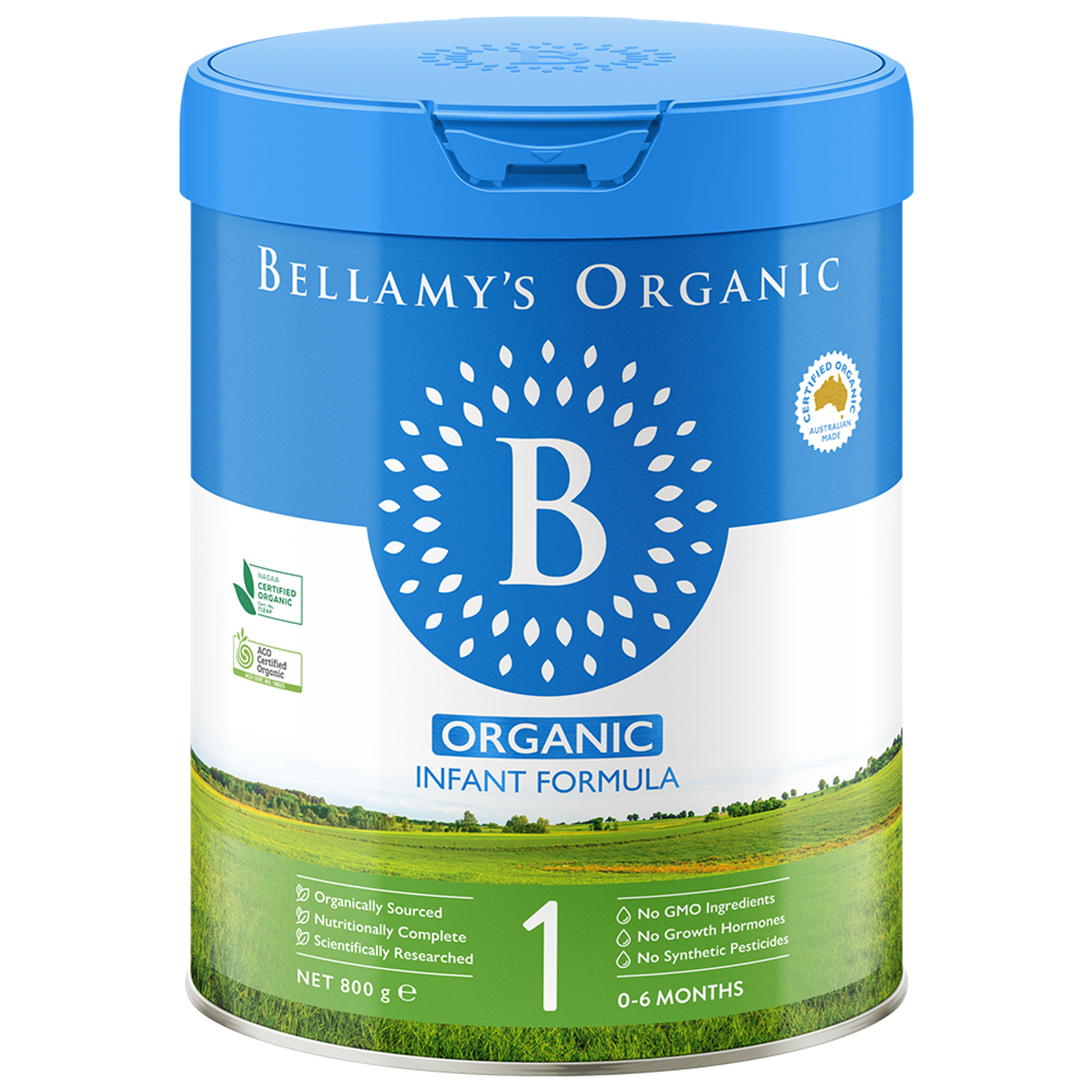 Bellamys Organic Infant Formula Step 1 - 800g | Baby Bunting AU