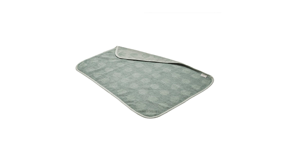 Leander Matty Organic Topper Dots Design - Sage Green | Baby Bunting AU