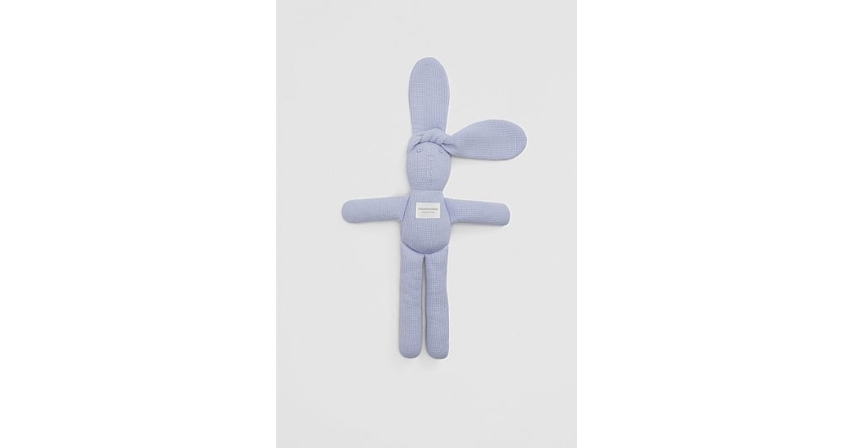 Country Road Organically Grown Cotton Waffle Bunny Bluebell | Baby ...