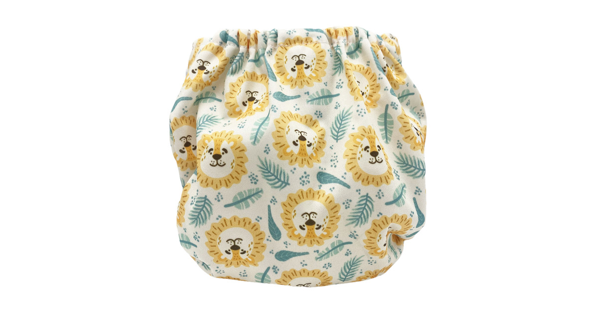 Big Softies Reusable Nappy with Insert Absorber - Lion | Baby Bunting AU