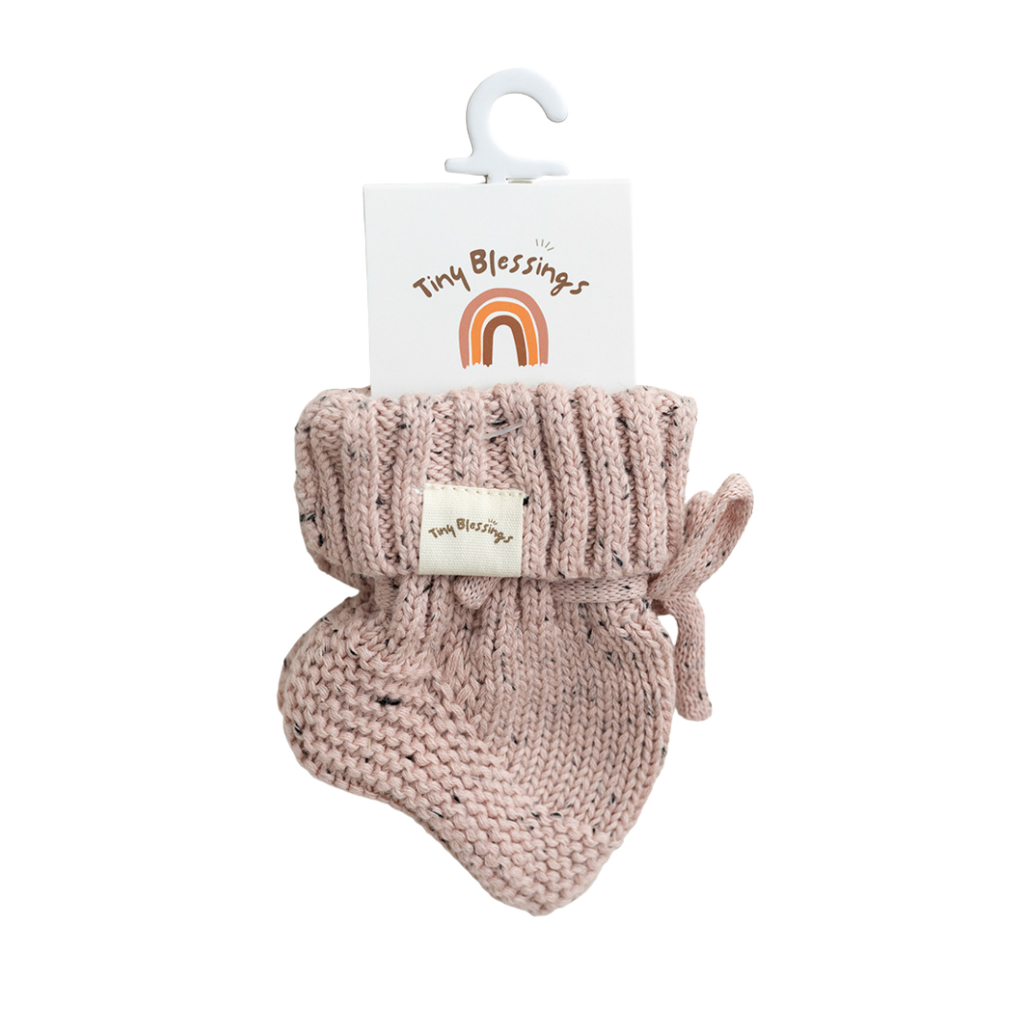 Tiny Blessings Speckled Booties - Dusk | Baby Bunting AU
