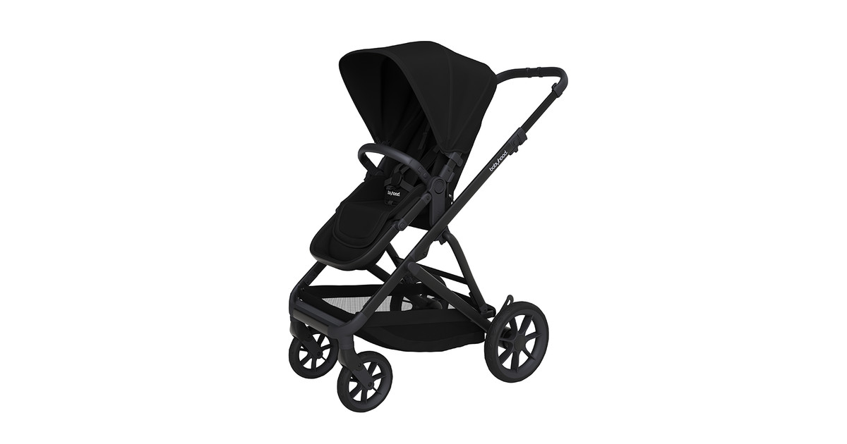 Babyhood Doppio Plus Stroller Single Seat - Black | Baby Bunting AU