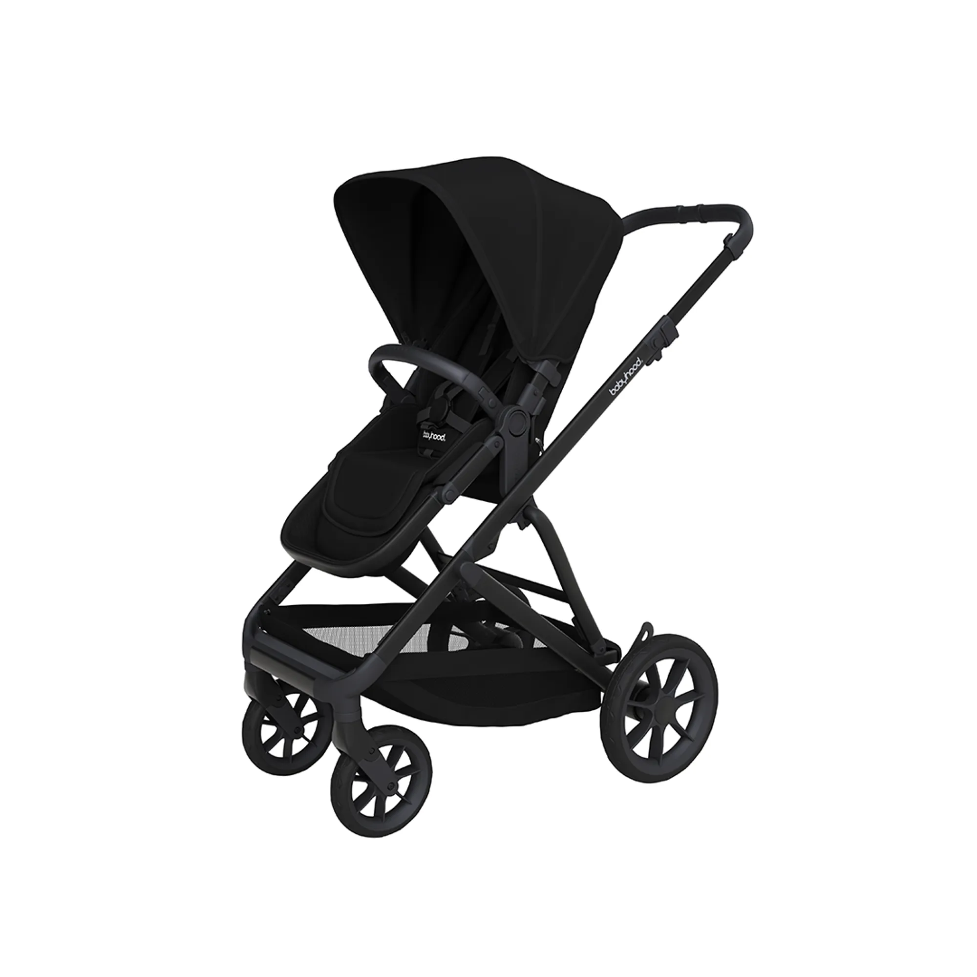 Babyhood Doppio Plus Stroller Single Seat - Black | Baby Bunting AU