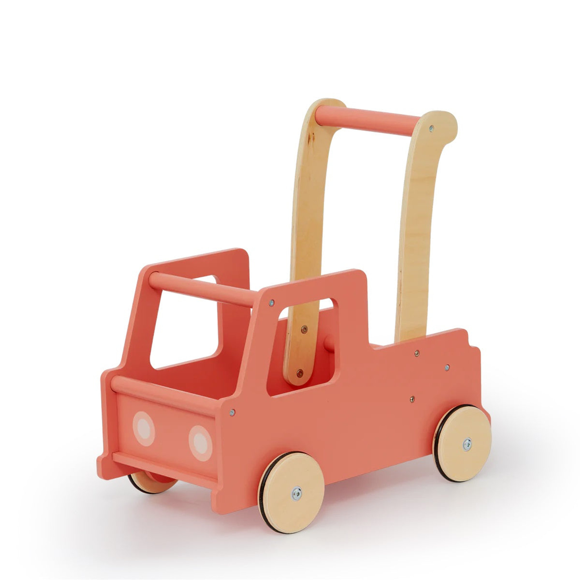 Moover Toys Essentials Push Truck - Pink | Baby Bunting AU