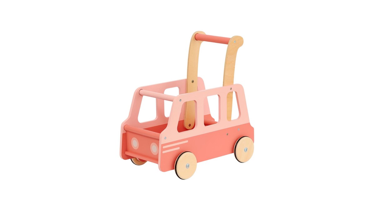 Moover Toys Essentials School Bus - Pink | Baby Bunting AU