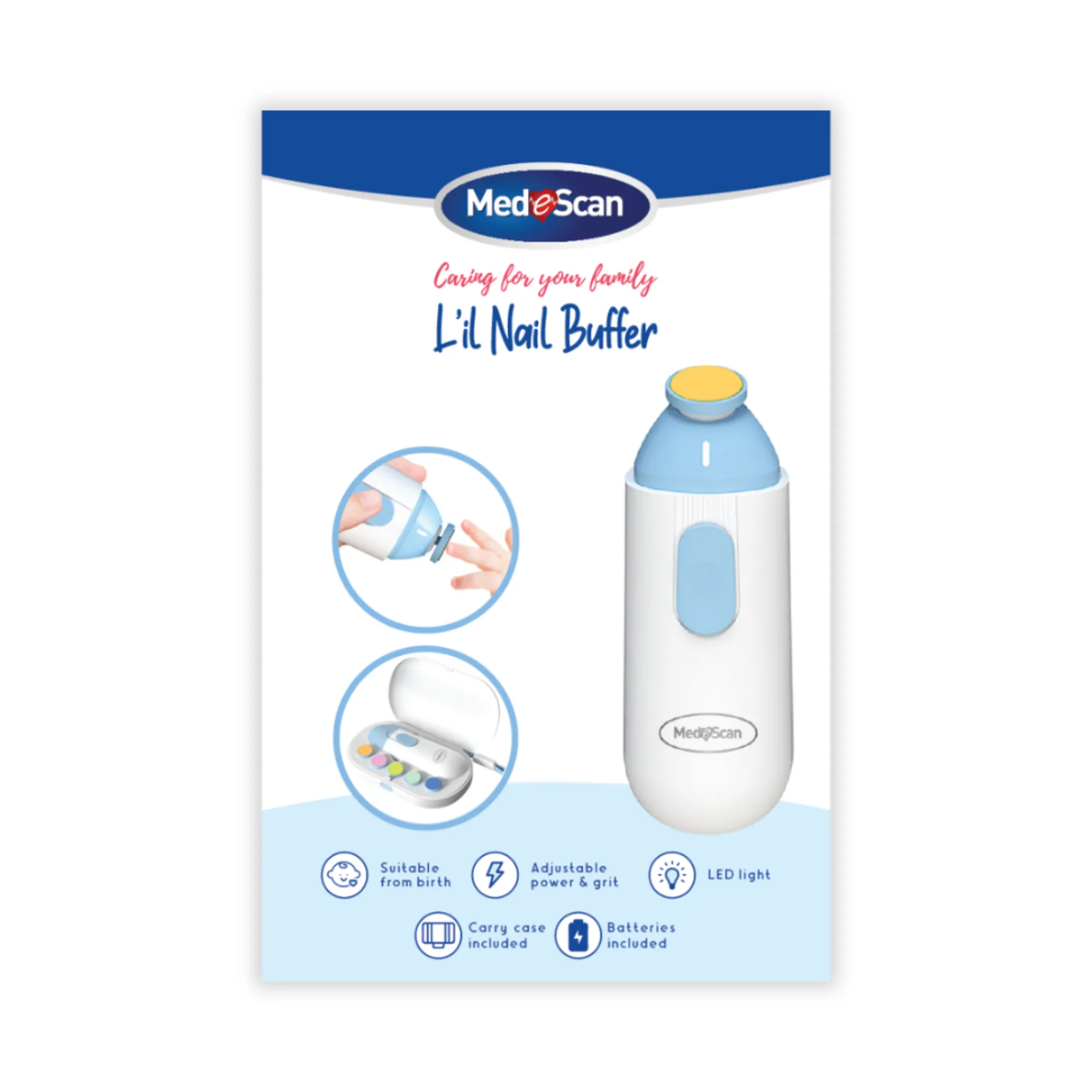 MedeScan L'il Nail Buffer | Baby Bunting AU