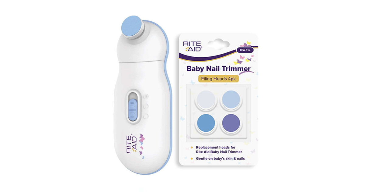 Rite Aid Baby Grooming Nail Trimmer Cutter with 4PK Nail Filing ...