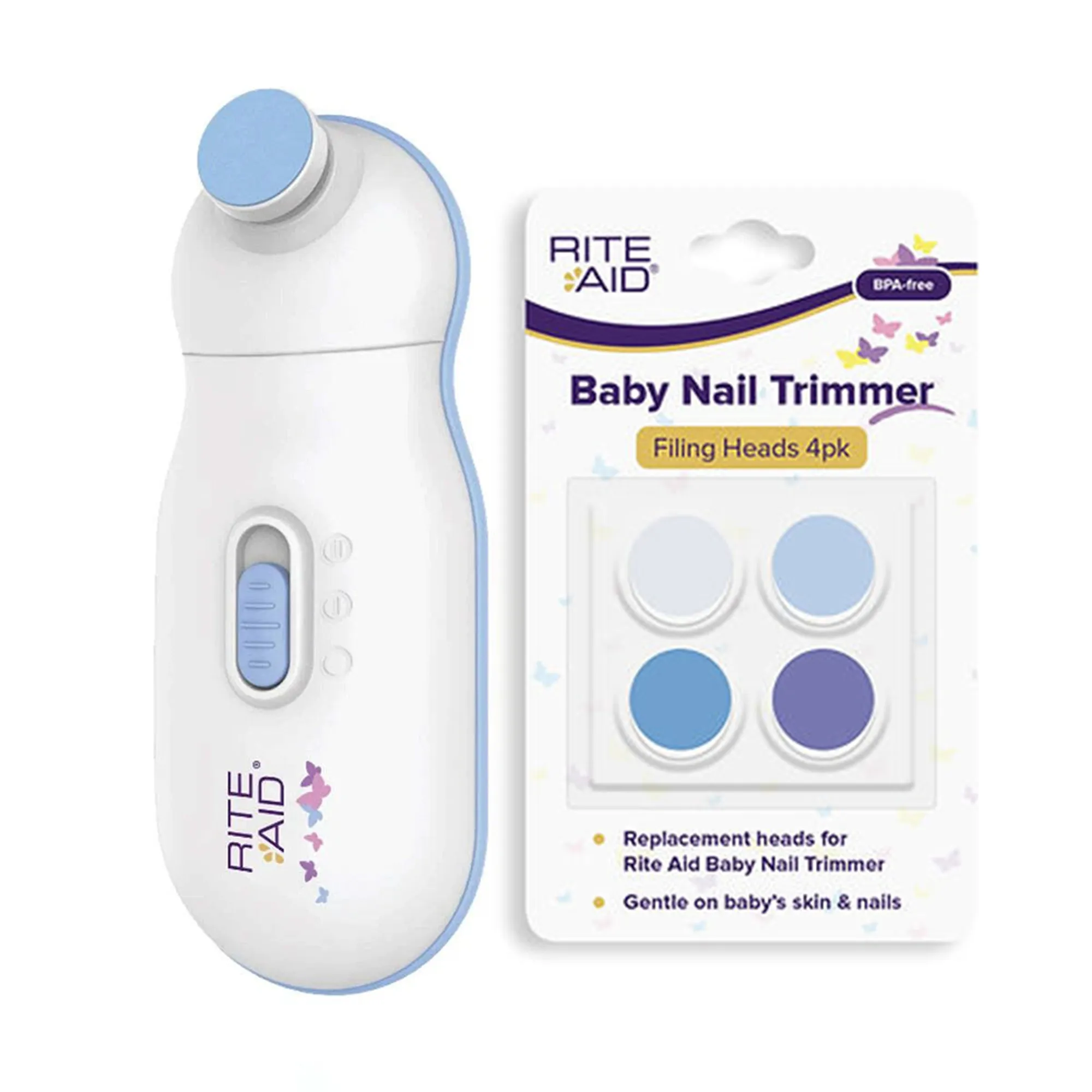 Rite Aid Baby Grooming Nail Trimmer Cutter with 4PK Nail Filing ...