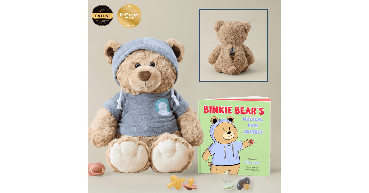 My Binkie Bear Bye-Bye Pacifier Weaning System | Baby Bunting AU