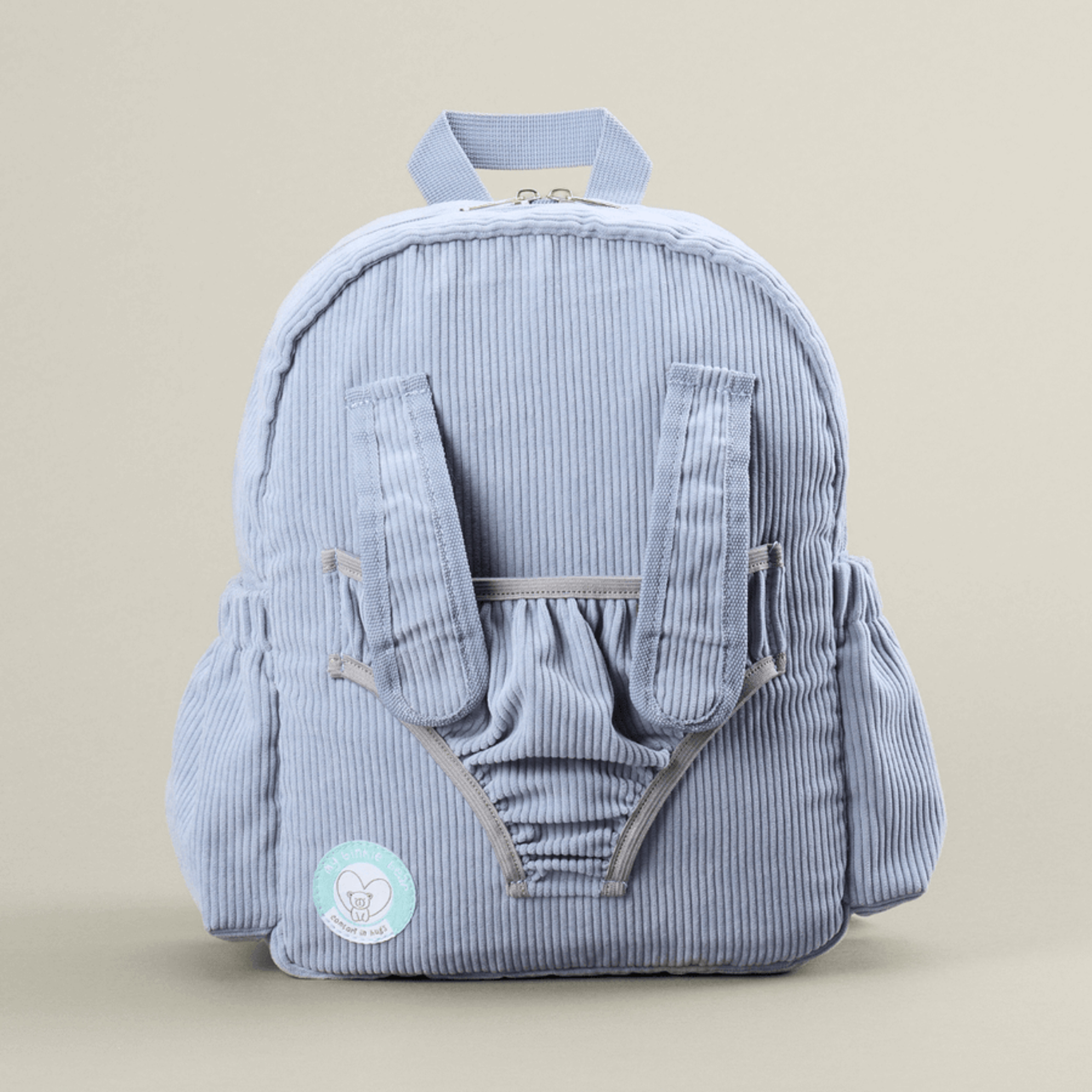 My Binkie Bear Cuddle & Carry Backpack - Blueberry Adventure | Baby ...