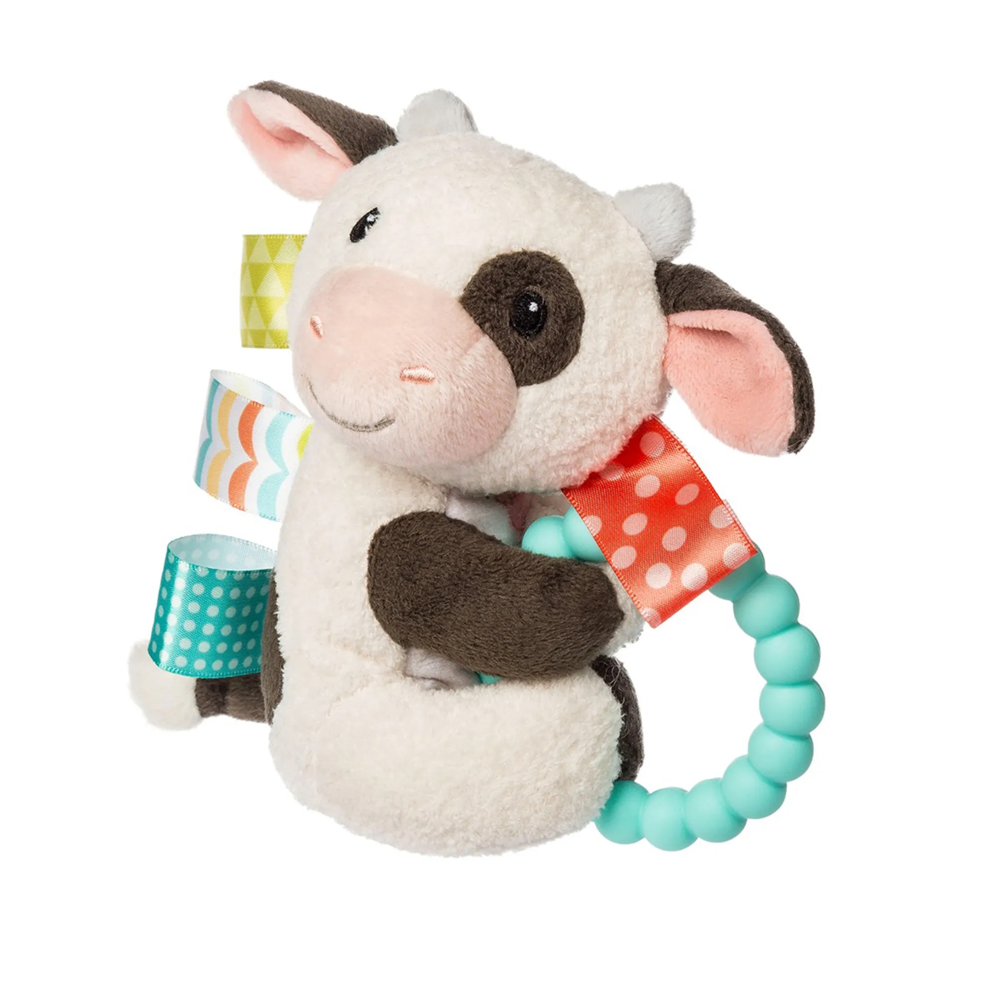 Mary Meyer Taggies Buttercup Cow Teether Rattle | Baby Bunting AU