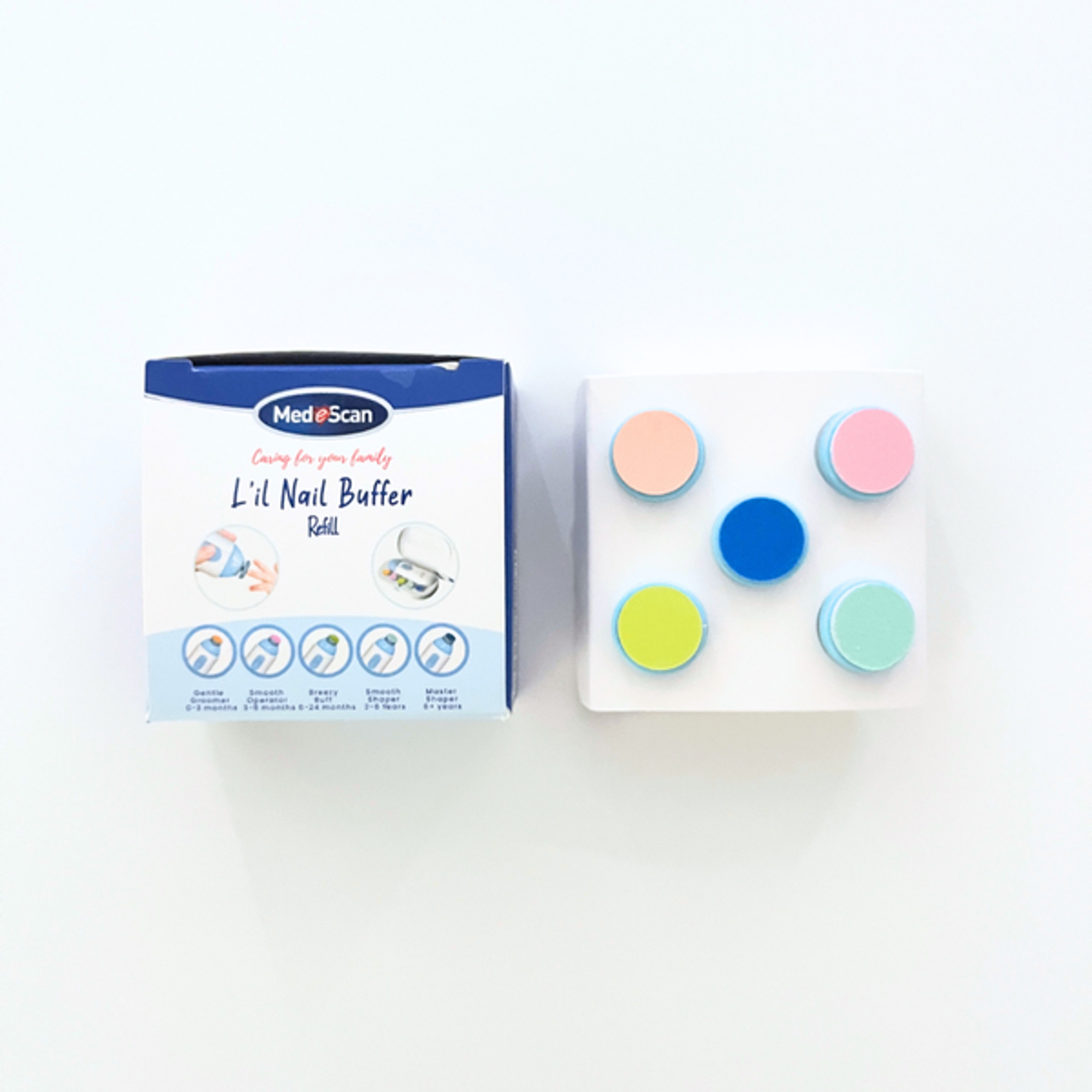 MedeScan Nail Buffer Heads | Baby Bunting AU