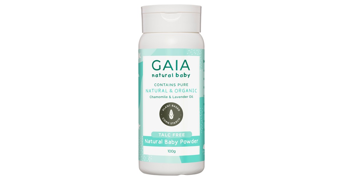 GAIA Natural Baby Baby Powder 100gram | Baby Bunting AU