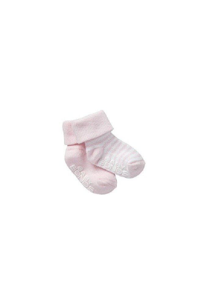 Bonds 2 Pack Cuff Classic Sweet Pink | Baby Socks | Baby Bunting AU