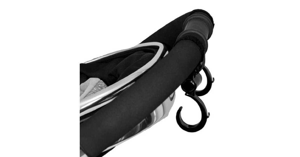 Outlook Pram Hooks Black | Baby Bunting AU